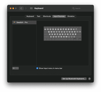 Enable Keyboard Setup Assistant if Change keyboard type is hidden | Samuelsson